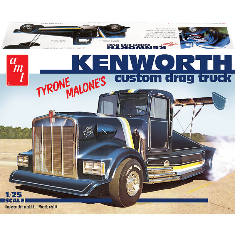AMT 1/25 Tyrone Malone's Kenworth Custom Drag Truck Kit - Hobbies N Games