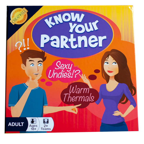 Know Your Partner - Party Game - Hobbies N Games
