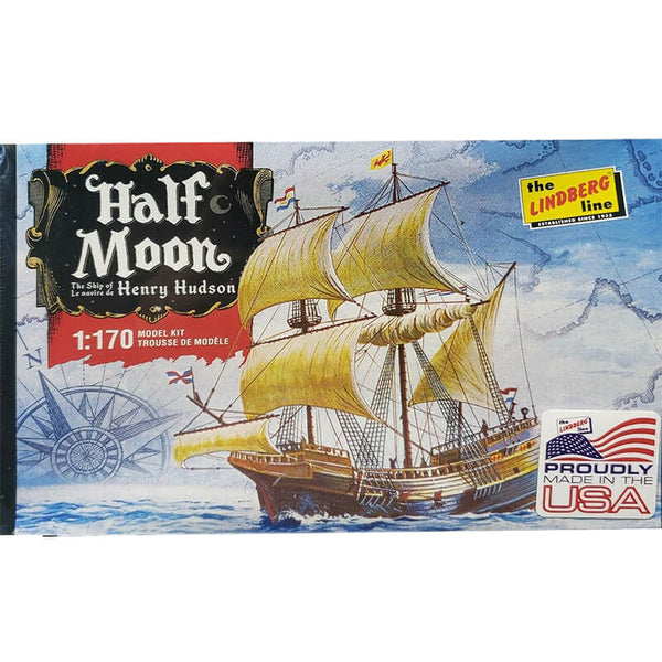 Lindberg 1/170 Half Moon The Ship Of Henry Hudson Kit - Hobbies N Games