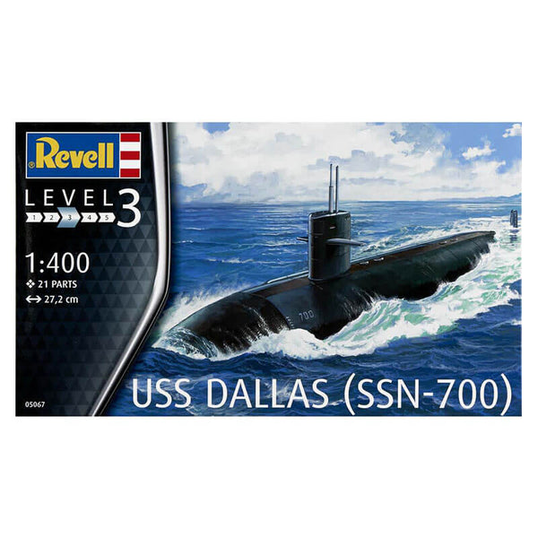 Revell 1/400 USS Dallas (SSN-700) Kit - Hobbies N Games