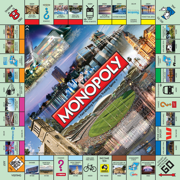 Monopoly Adelaide Edition - Hobbies N Games