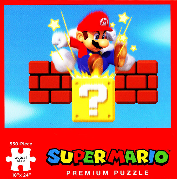 Super Mario "Butt Slam' 550pc Puzzle - Hobbies N Games