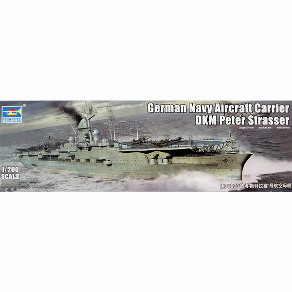 Trumpeter 1/700 German Navy Aircraft Carrier DKM Peter Strasser Kit ...