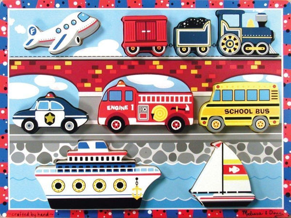 Vehicles 9pcs Chunky Puzzle - Hobbies N Games